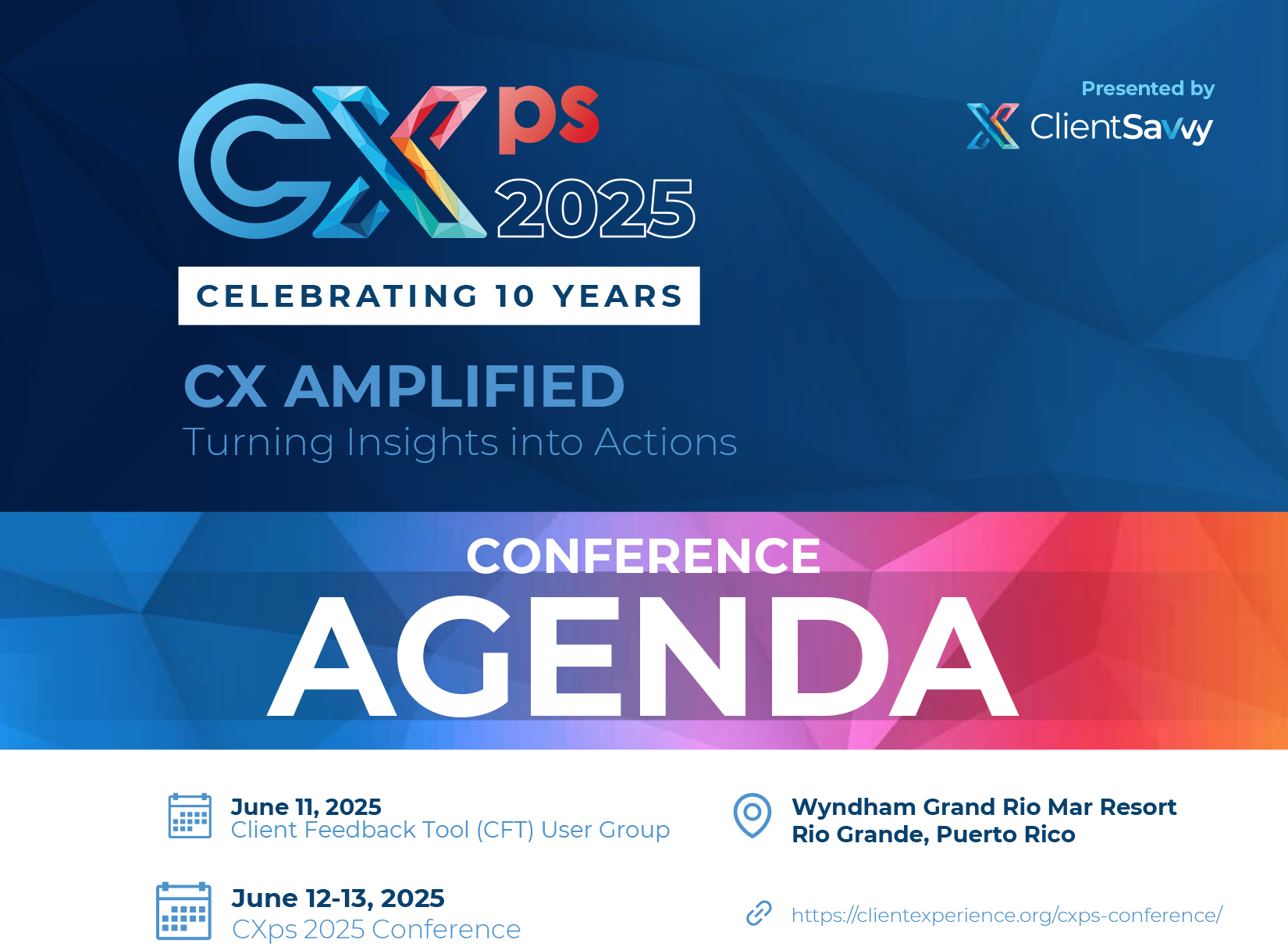 CXps Agenda 2025 - Client Experience | Client Savvy
